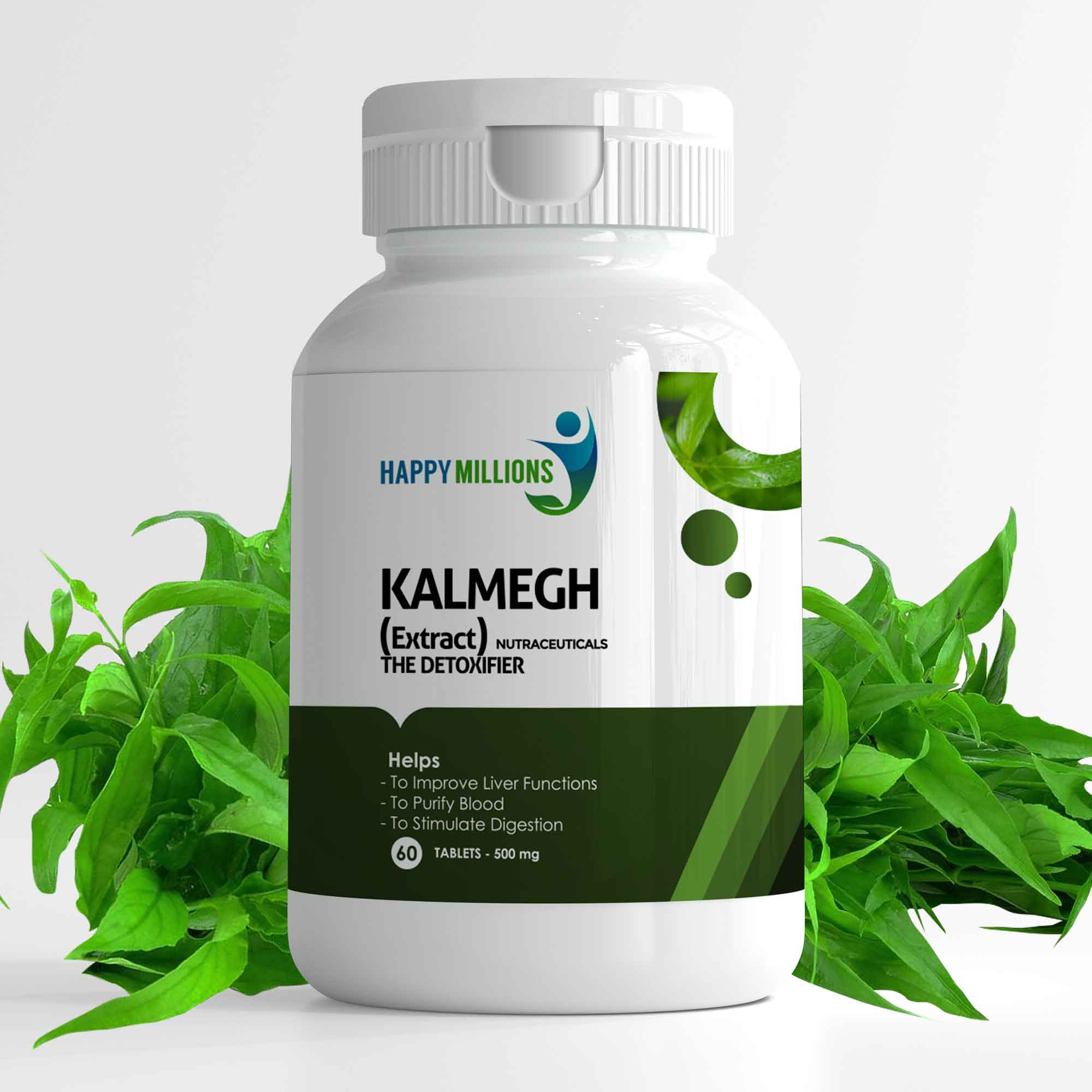 Ayurvedic Kalmegh Tablets - The Detoxifier Natural Liver Supplement ...